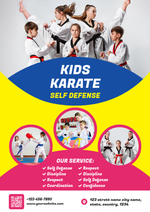 Copy of Kids Karate Addmission Flyer | PosterMyWall