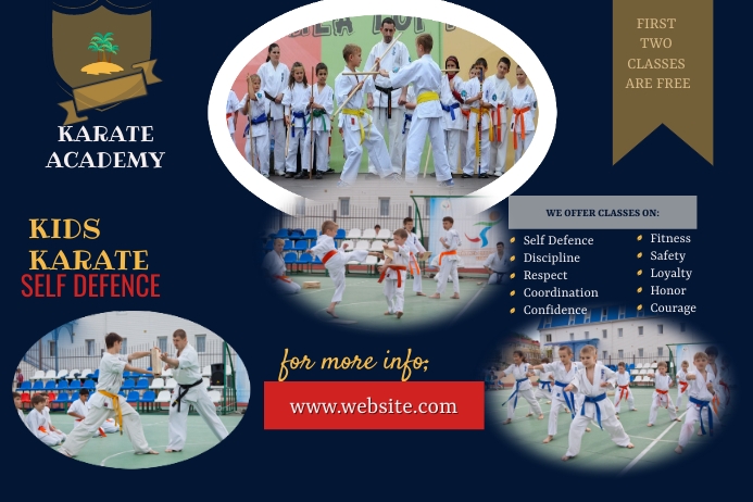 Copy of Kids Karate Ads | PosterMyWall