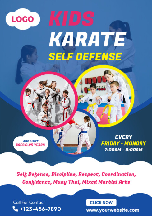 Copy of Kids Karate Class Flyer | PosterMyWall
