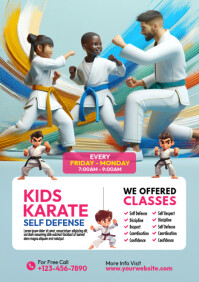 Kids Karate Class Flyer Template | PosterMyWall