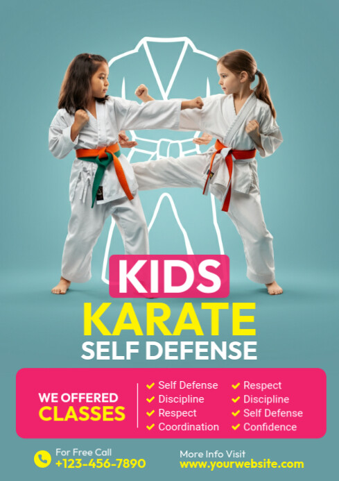 Copy of Kids Karate Class Flyer | PosterMyWall