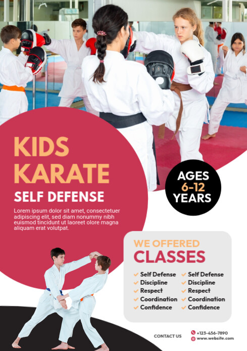 Copy of Kids Karate Class Flyer | PosterMyWall