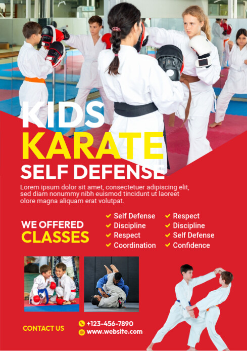 Copy of Kids Karate Class Flyer | PosterMyWall