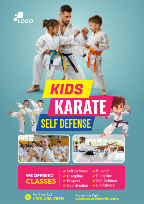 Copy of Kids Karate Class Flyer | PosterMyWall