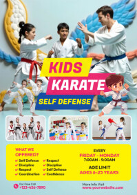 Kids Karate Class Template | PosterMyWall