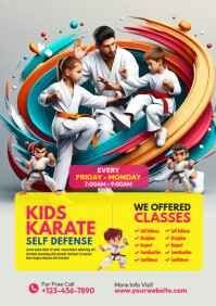 Kids Karate Class Flyer Template | PosterMyWall