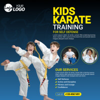 Kids Karate Training Template | PosterMyWall