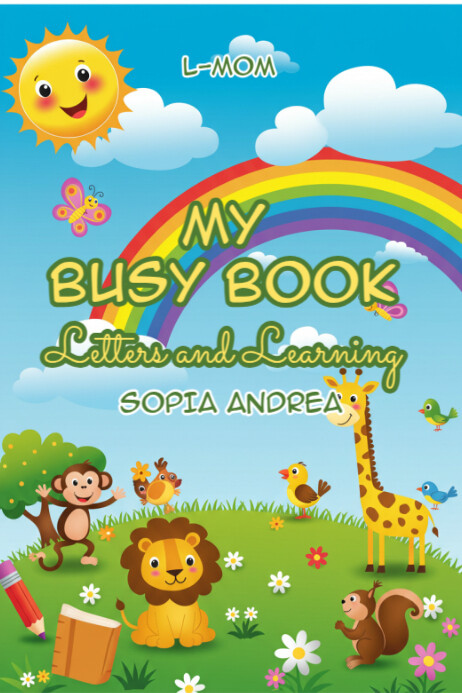 Copy of Kids Learning Book Cover | PosterMyWall