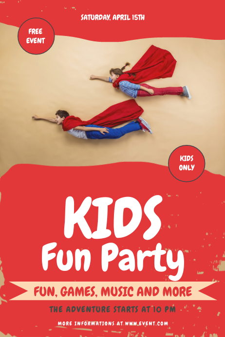Copy of Kids Party Event Flyer | PosterMyWall