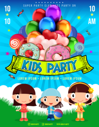 KIDS PARTY BANNER Template | PosterMyWall