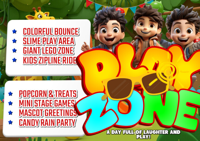 Kids Play Zone Template | PosterMyWall