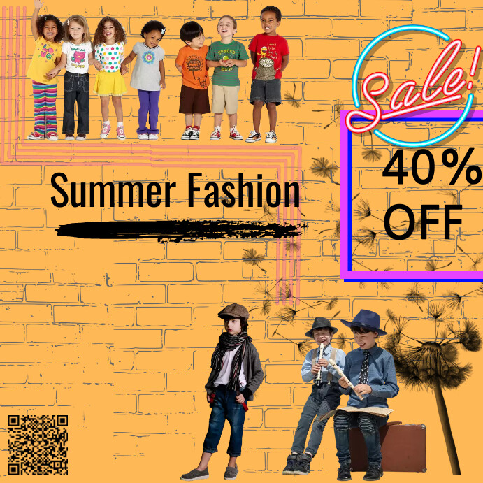 Kids Promotion,Kids clothing,Fashion Dress Template | PosterMyWall