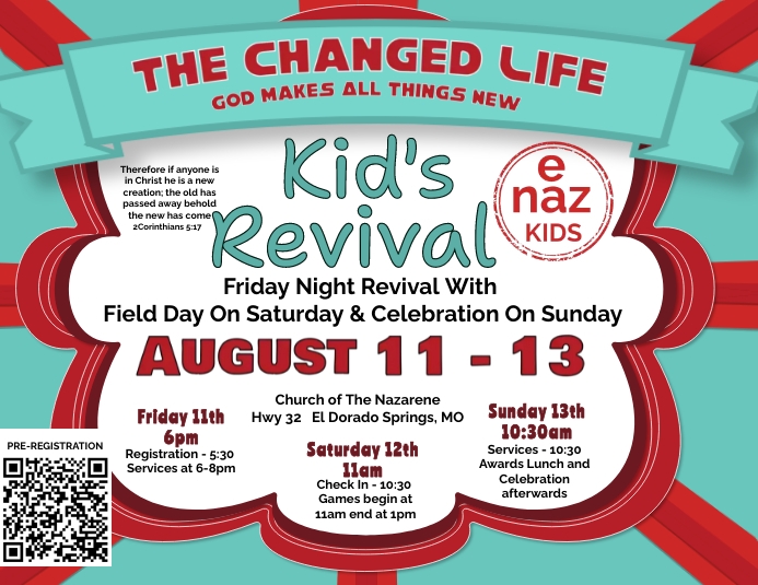 kids revival QR Template | PosterMyWall