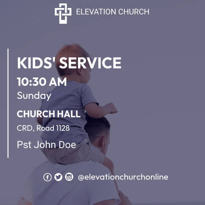 KIDS SERVICE (1) Template | PosterMyWall