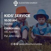 KIDS SUNDAY (11) Template | PosterMyWall