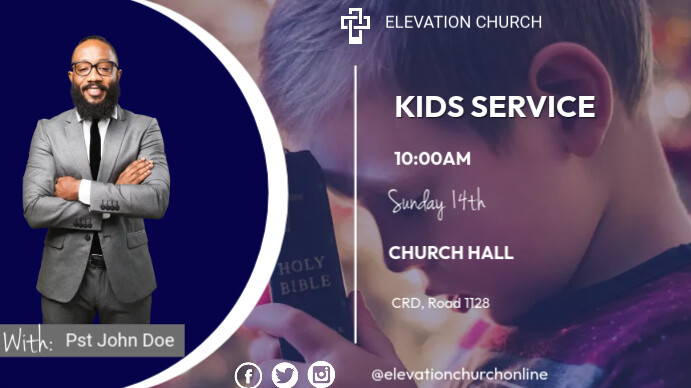 KIDS SERVICE (6) Template | PosterMyWall