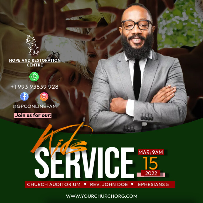 kids service Template | PosterMyWall