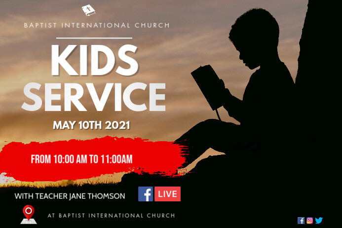 Kids Service Flyer Template | PosterMyWall
