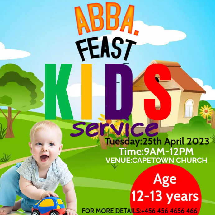 Plantilla de kids service poster template | PosterMyWall