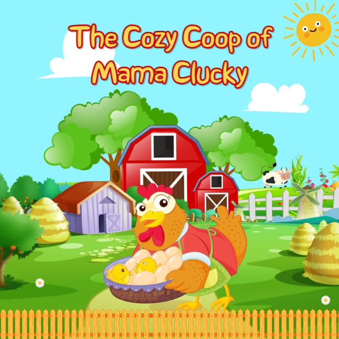 Copy of kids story book chicken story | PosterMyWall