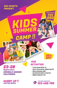 Summer Reading Camp Template | PosterMyWall