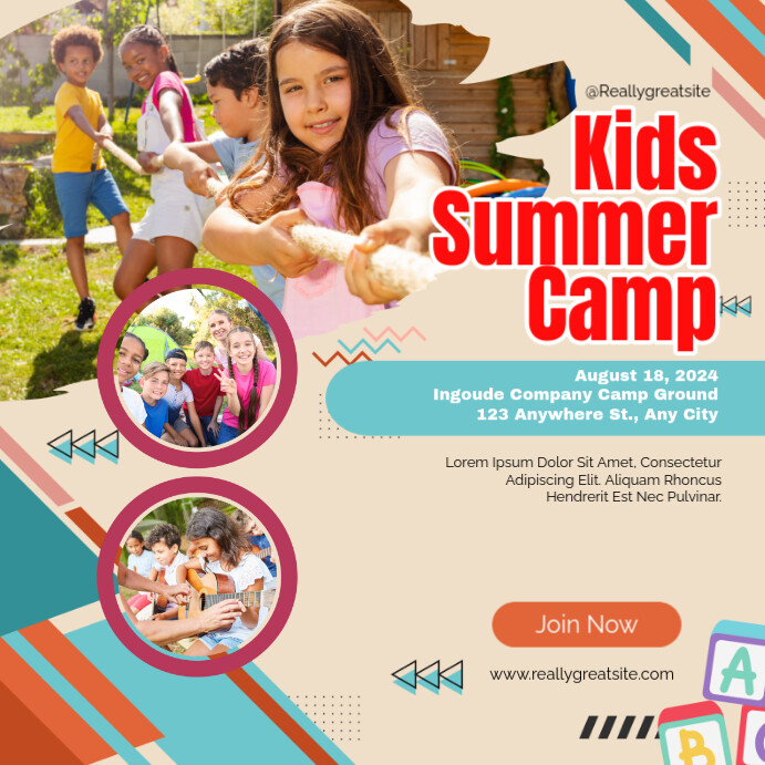 Kids summer camp Template | PosterMyWall