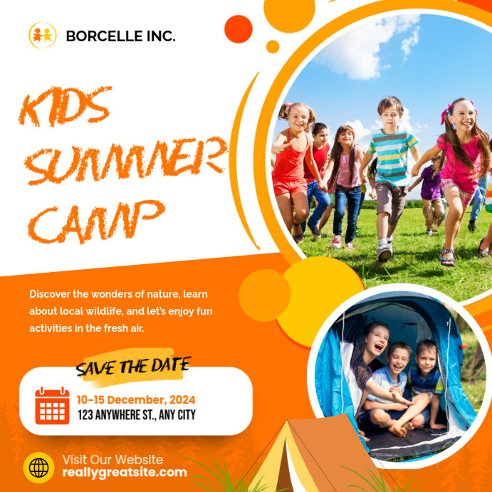 KIDS SUMMER CAMP Templat | PosterMyWall