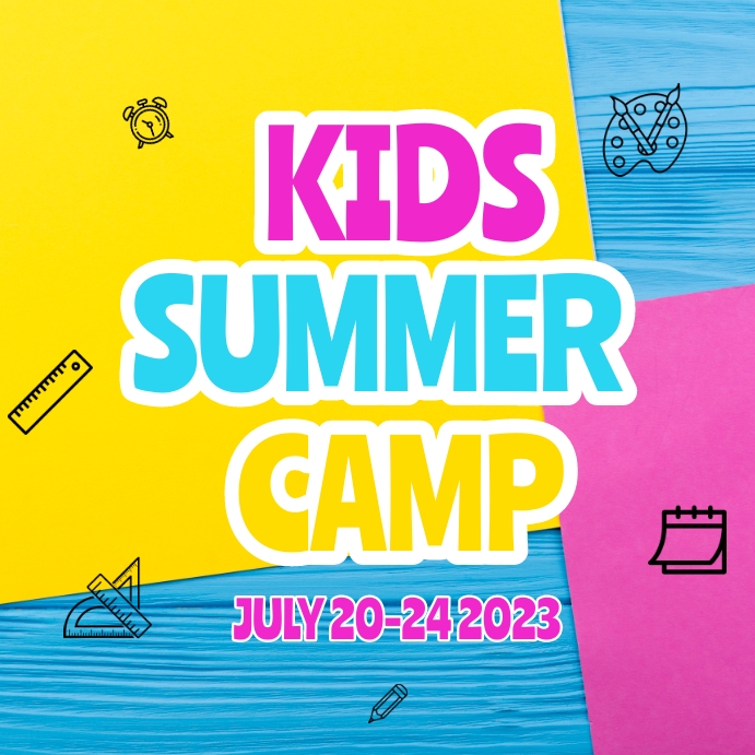 KIDS SUMMER CAMP Template | PosterMyWall