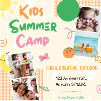 Kids Summer Camp Template | PosterMyWall
