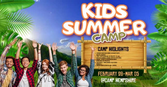 Kids Summer Camp Template | PosterMyWall