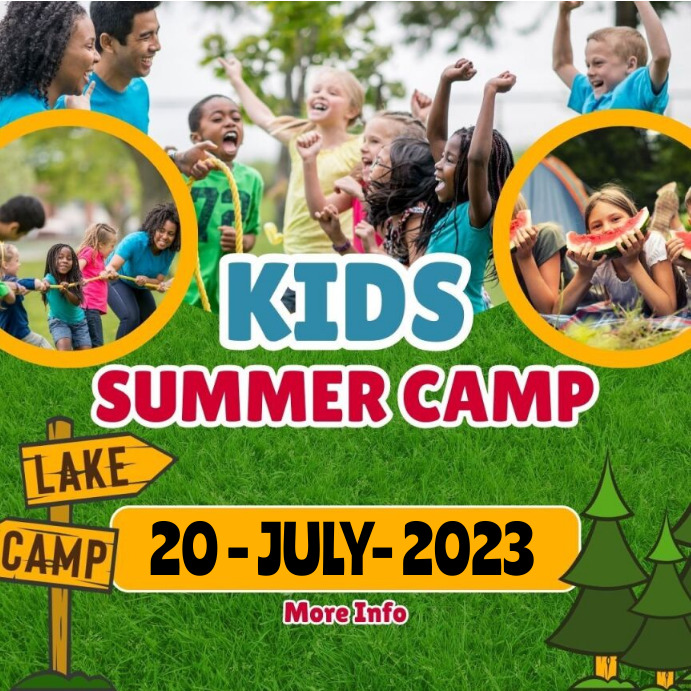 Kids Summer Camp Template | PosterMyWall
