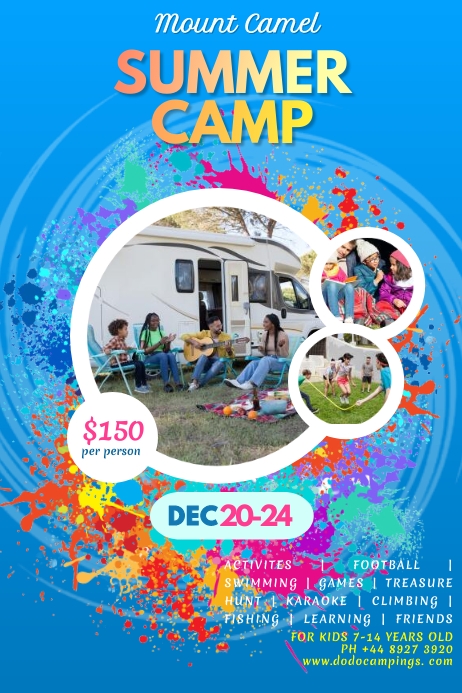 Copy of KIDS SUMMER CAMP FLYER (1) | PosterMyWall