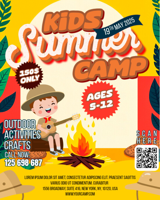 Copy of Kids Summer Camp Flyer (us Letter) | PosterMyWall