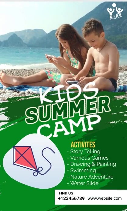 Plantilla de Kids Summer Camp Flyers | PosterMyWall