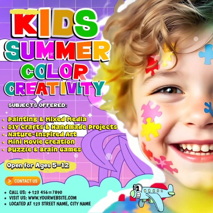 Kids Summer Color & Creativity Camp 2025: Let Imagination Shine ...
