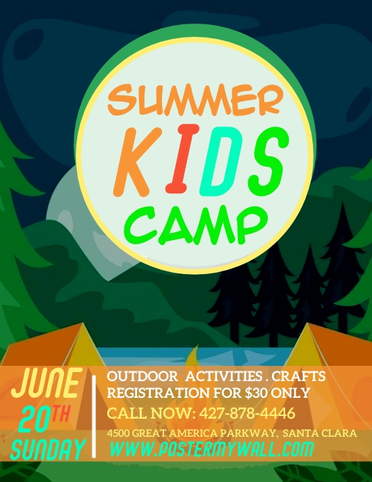 kids summer flyer template | PosterMyWall