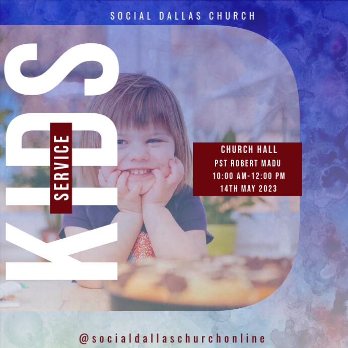 Kids Sunday (1) Template | PosterMyWall