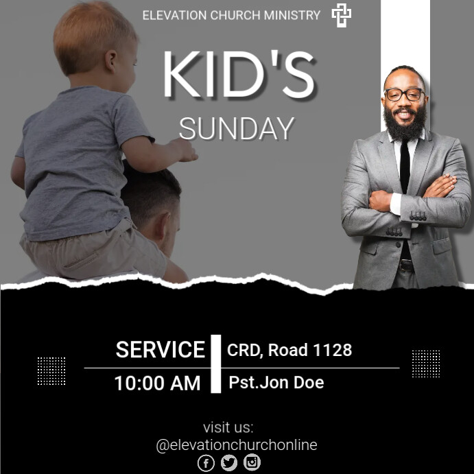 KIDS SUNDAY (5) Template | PosterMyWall