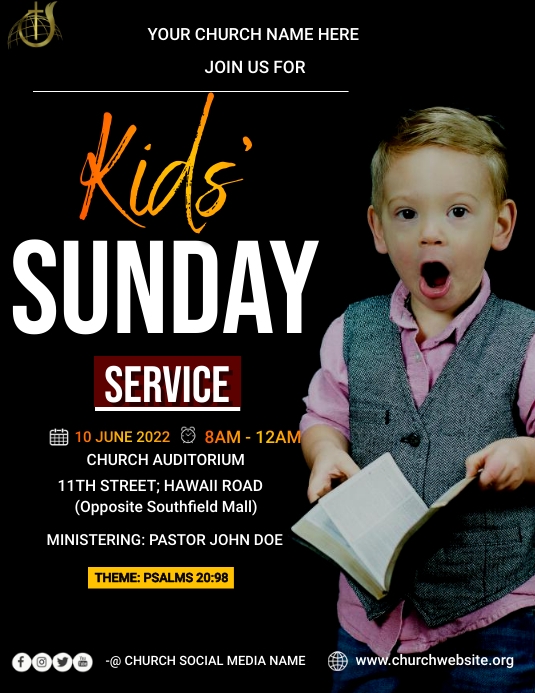 kids sunday Template | PosterMyWall