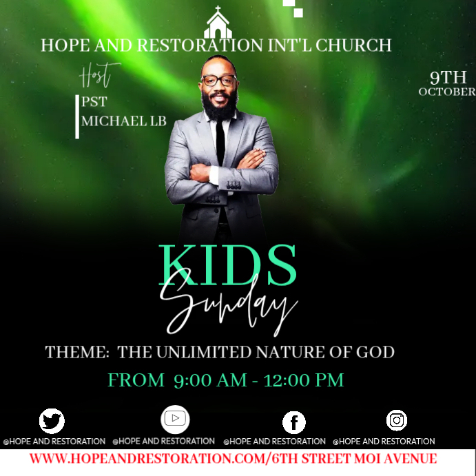 kids sunday Template | PosterMyWall