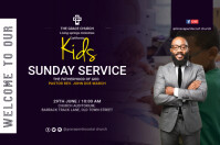 kids sunday service Template | PosterMyWall