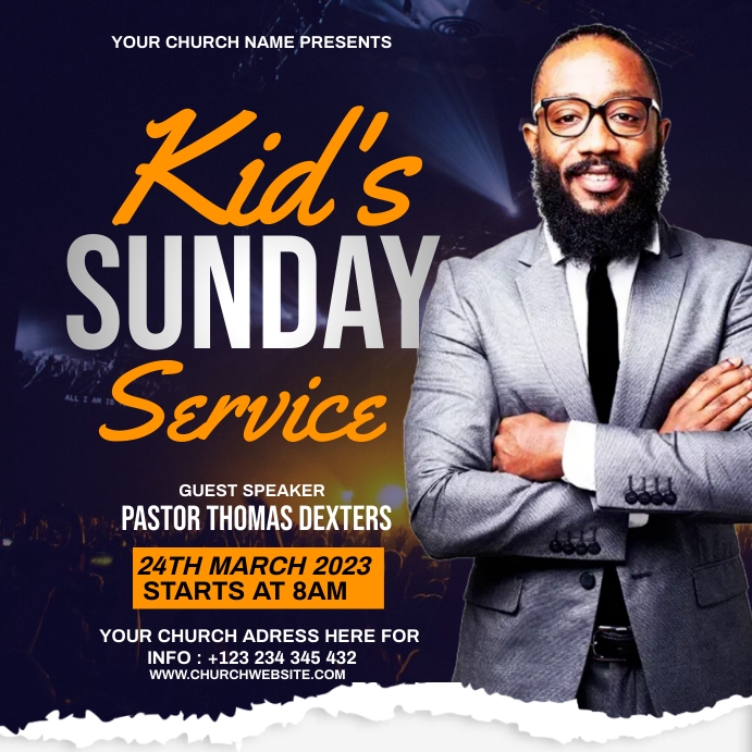 Copy of kids sunday | PosterMyWall