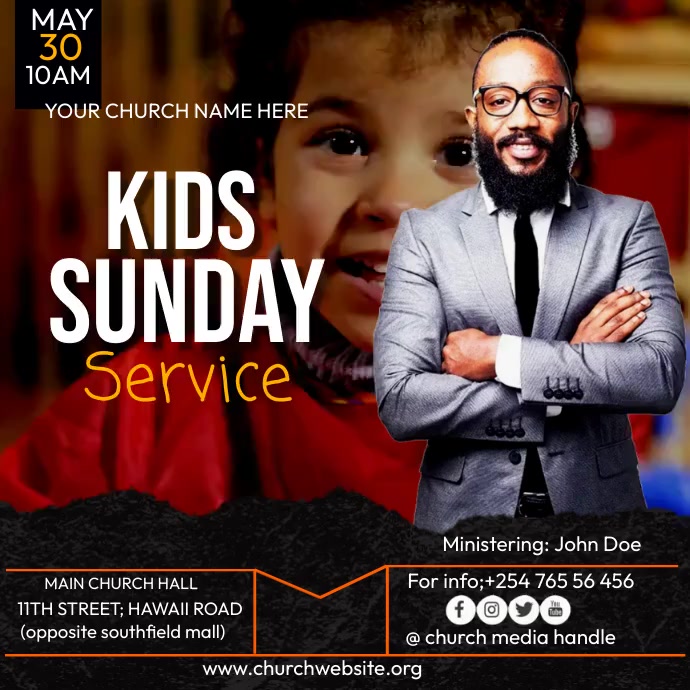 kids sunday Template | PosterMyWall