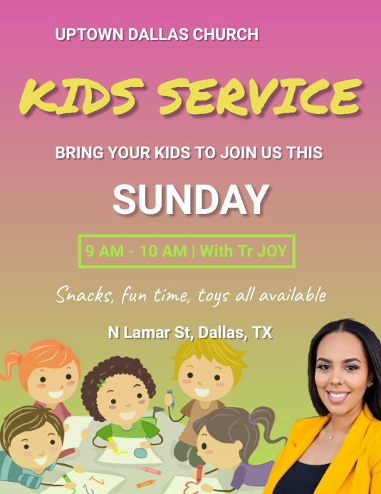 Copy of KIDS SUNDAY | PosterMyWall