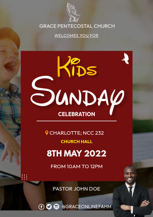 kids sunday Template | PosterMyWall