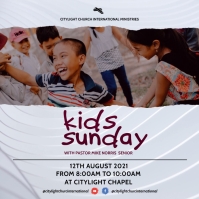 kids sunday service Template | PosterMyWall