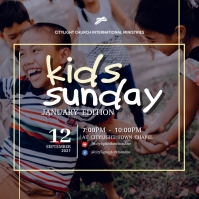 kids sunday flyer template | PosterMyWall