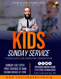 kids sunday service Template | PosterMyWall