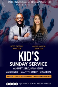 kids sunday service Template | PosterMyWall
