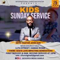 Kids Sunday (1) Template | PosterMyWall